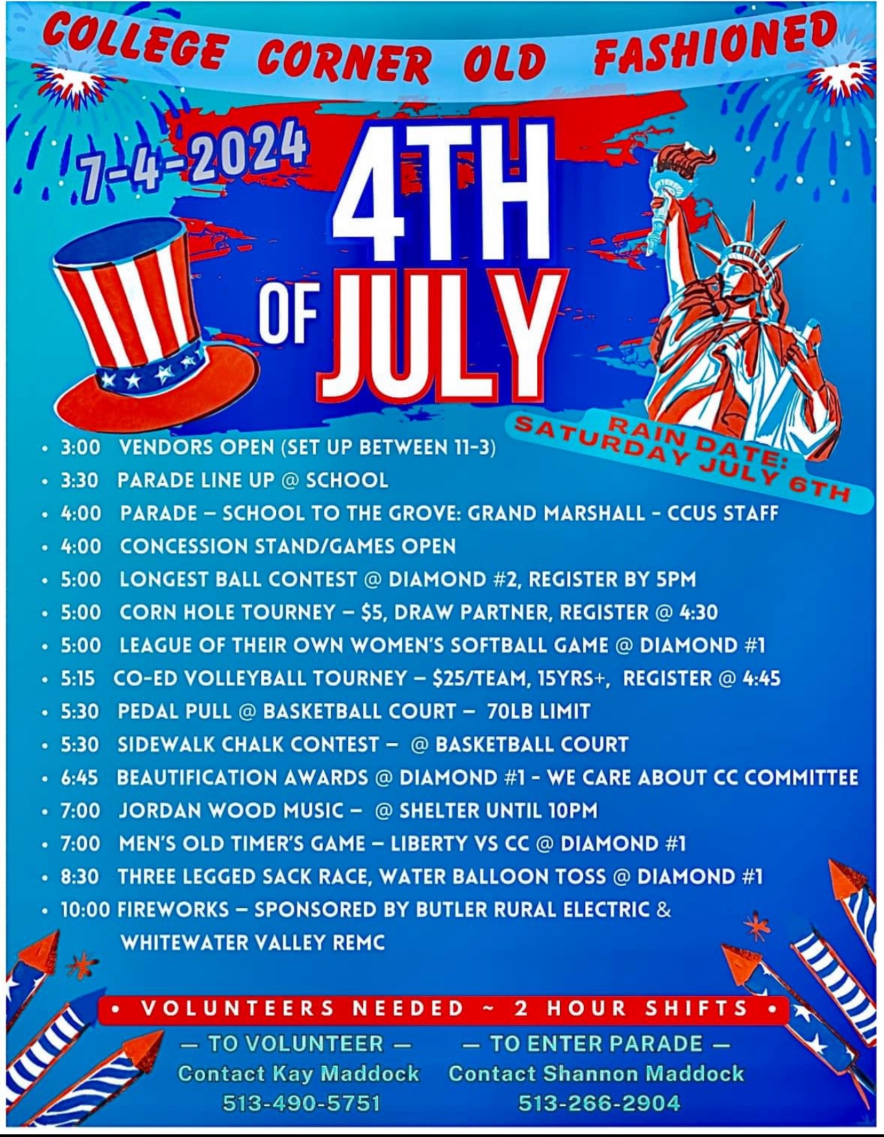 Five Days of Fun for the 4th in Union County! – Union County, IN